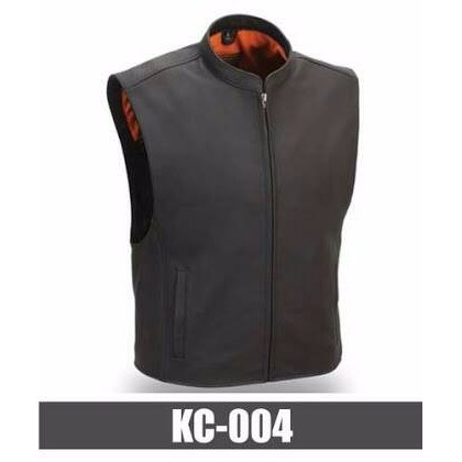 Jual rompi kulit bikers model baru/vest kulit motor/rompi touring ...