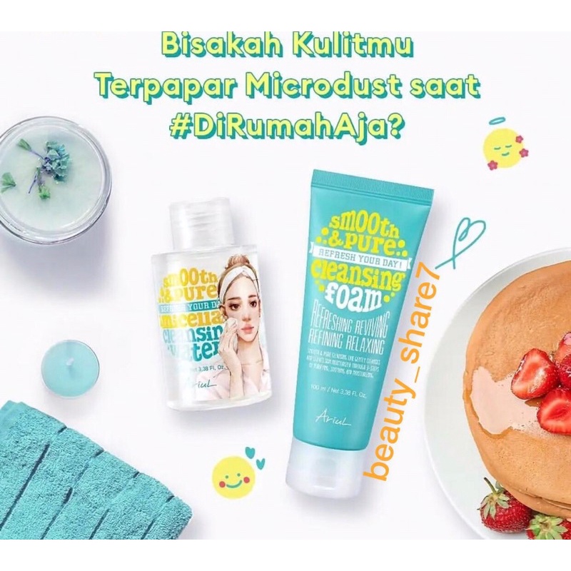 Jual Airul Smooth & Pure Micellar Cleansing Water Foam | Shopee Indonesia