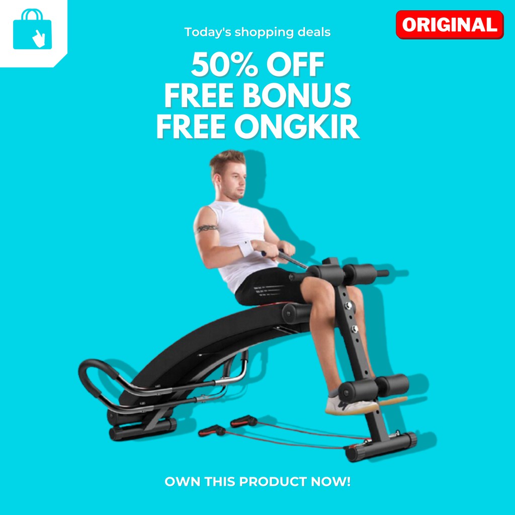Jual Alat olahraga pengecil perut sit up bench speeds alat fitnes di ...