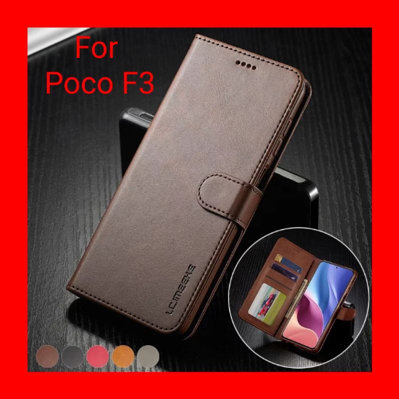 Jual CASE XIAOMI POCO F3 / POCOPHONE F3 /K40 MAGNETIC FLIP CARD SLOT ...