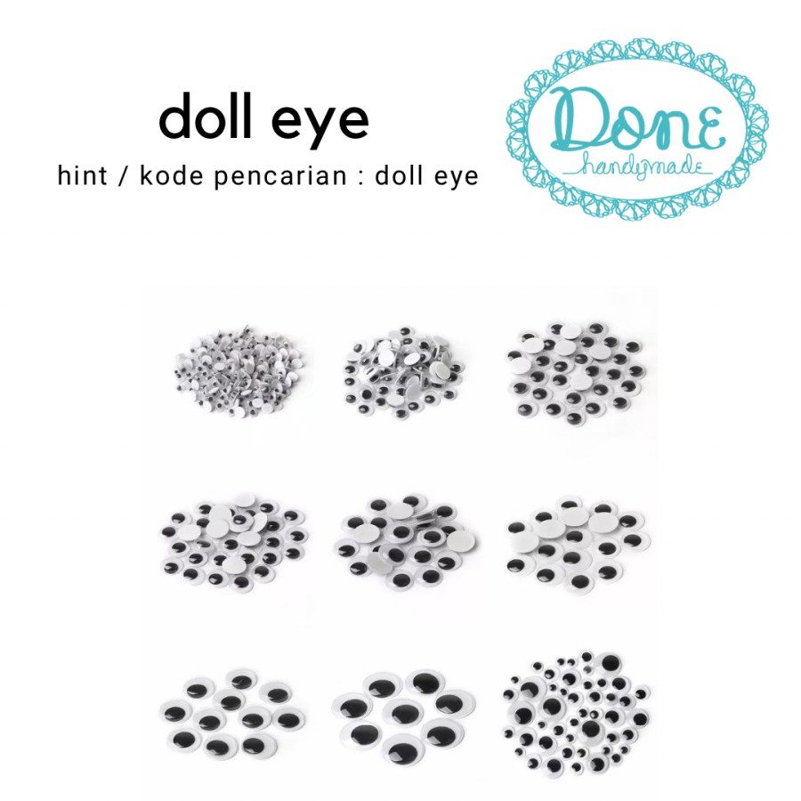 Jual Mata boneka swirl eye doll eye doll eyes bahan kerajinan tangan ...