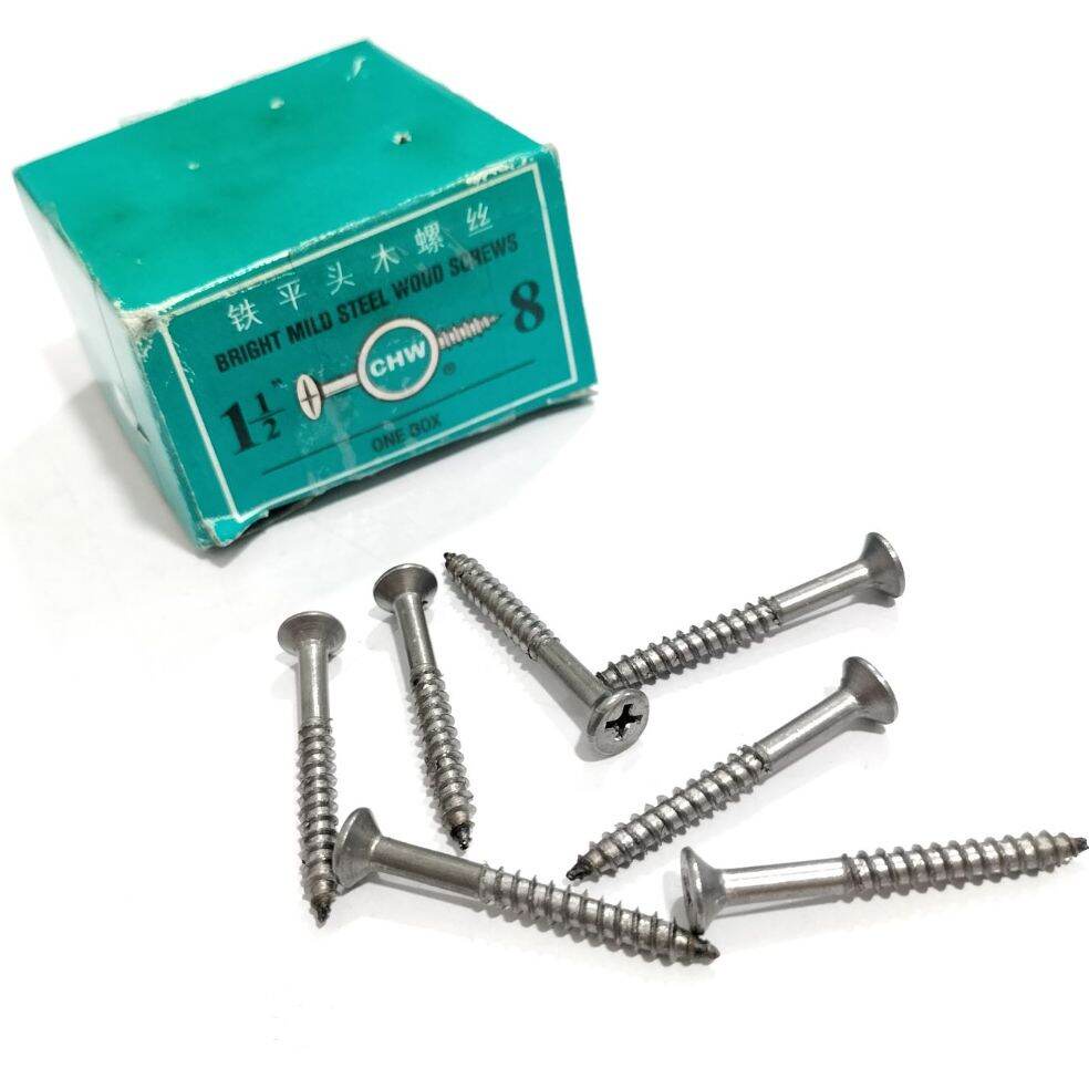 Jual Paku Sekrup Kayu CHW 1-1per2 inch x 8 Inch atau Wood Screw - A166 ...