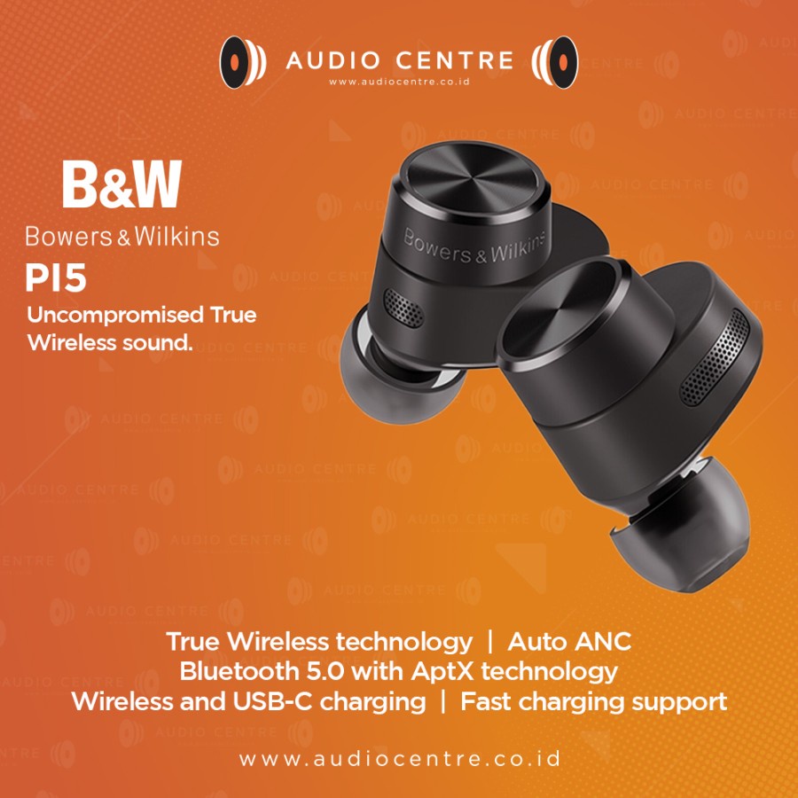 Jual Bowers & Wilkins BW PI5 In-Ear True Wireless Headphone | Shopee ...