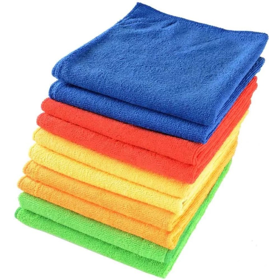 Jual Kain Lap Microfiber 33x33cm Towel Bahan Tebal 280GSM Kain Lap ...