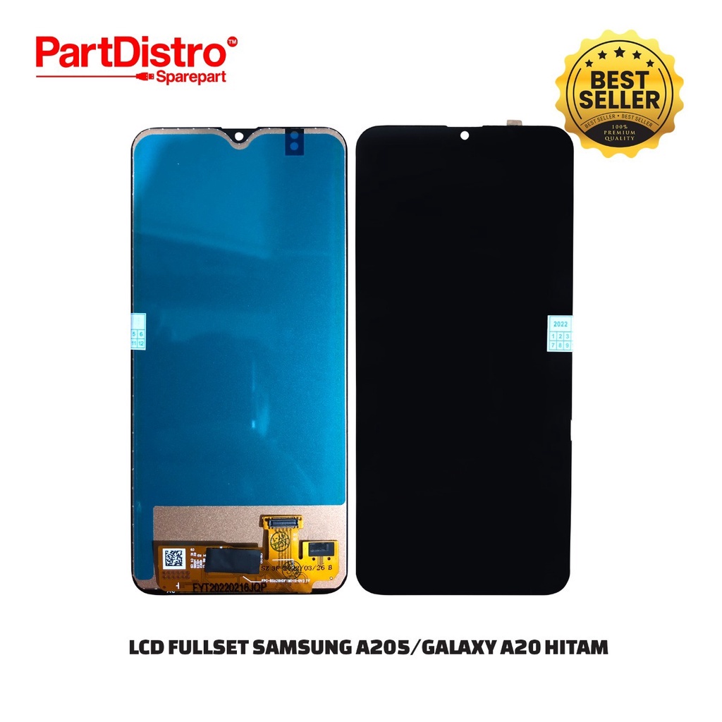 Jual LCD SAM A205 INCELL BLACK+TS (GALAXY A20 2019) | Shopee Indonesia