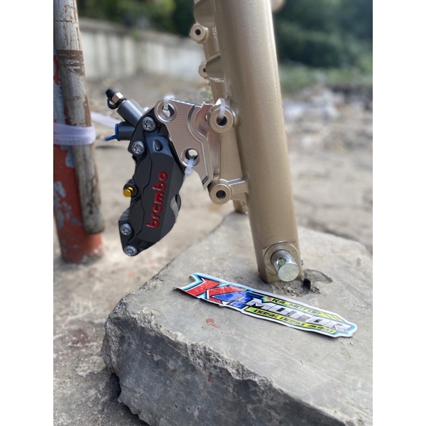 Jual Breket Kaliper Brembo Axial PNP shock Ninja RR disc 300mm atau ...