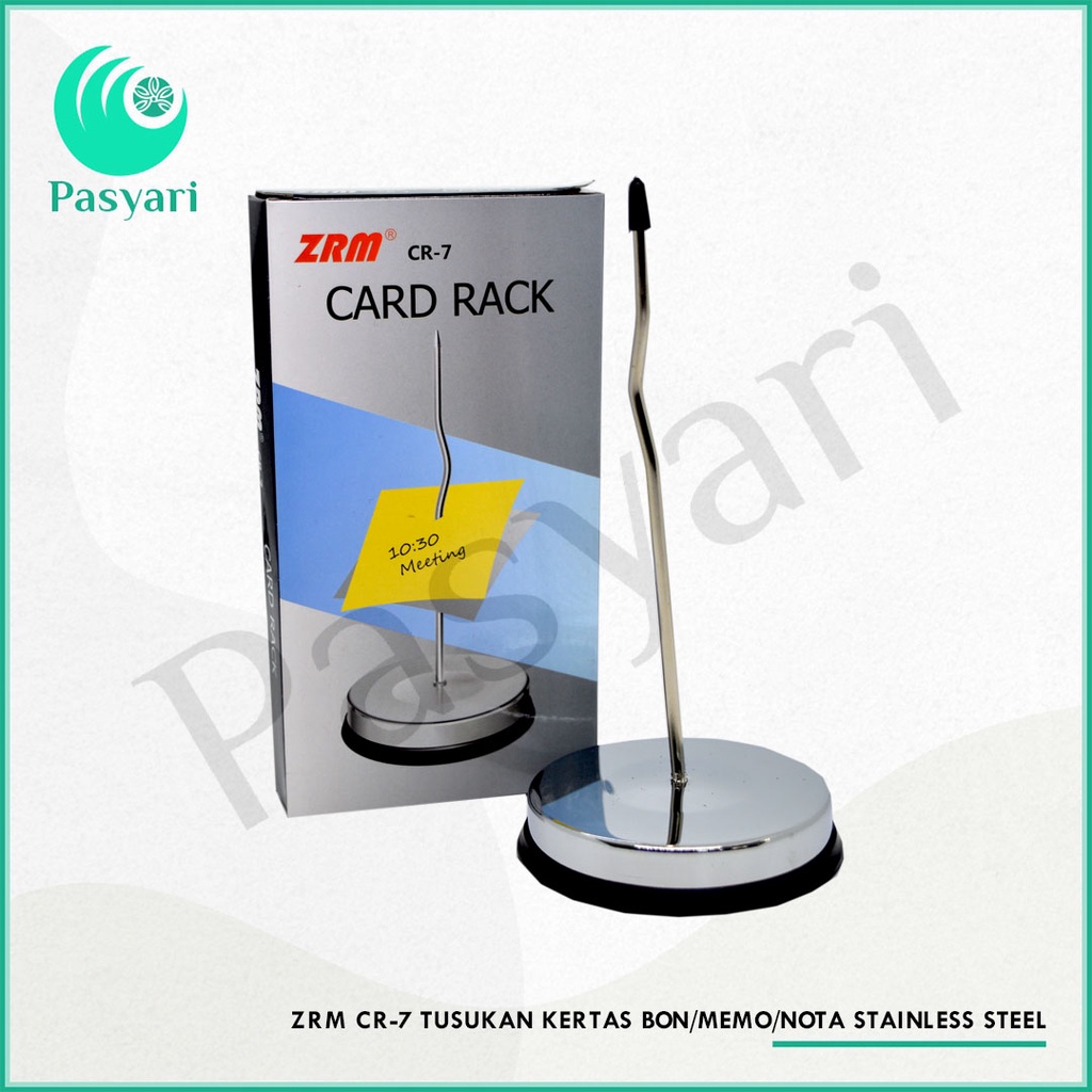 Jual ZRM CR-7 Tusukan Kertas Bon/Memo/Nota Stainless Steel | Shopee ...