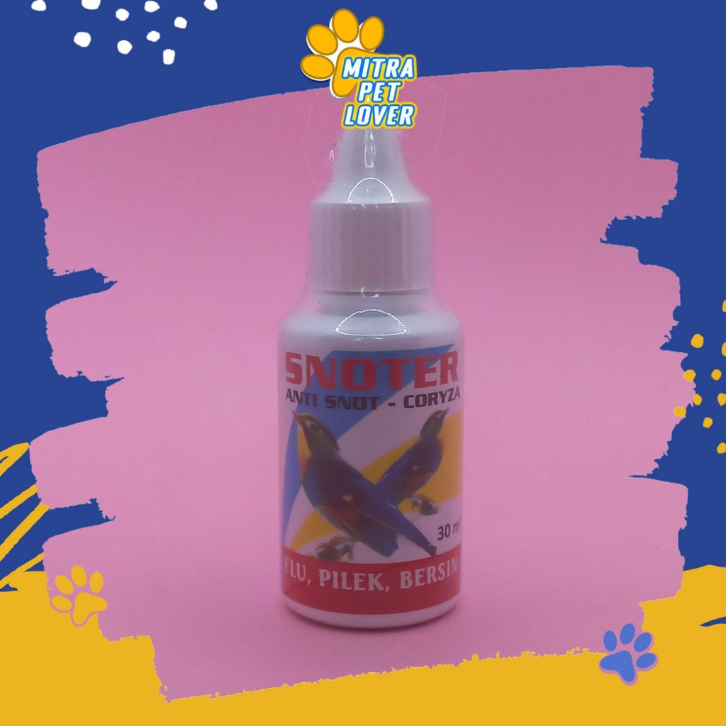 Jual OBAT FLU PILEK BURUNG - SNOTER 30 ML ORIGINAL - ANTI SNOT CORYZA ...