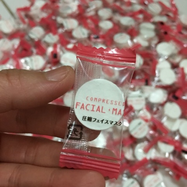 Jual SALE!! Compressed Facial Mask Daiso Japan | Shopee Indonesia