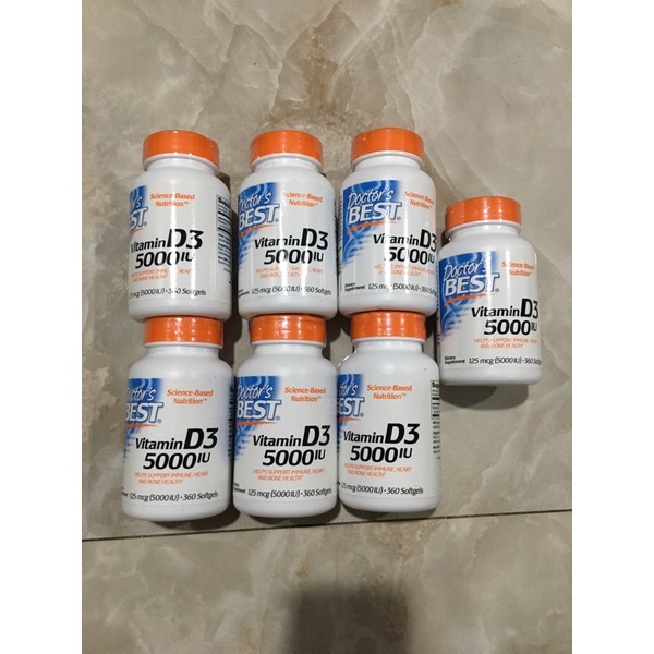 Jual Doctor’s Best D3 5000 iu 360 softgels | Shopee Indonesia