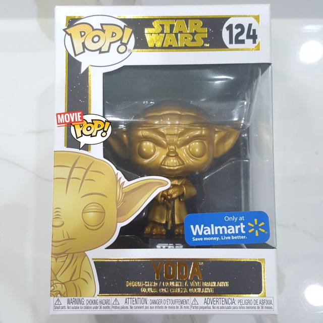 Jual Funko POP! Star Wars - Yoda Gold Metallic (Walmart Exclusive ...