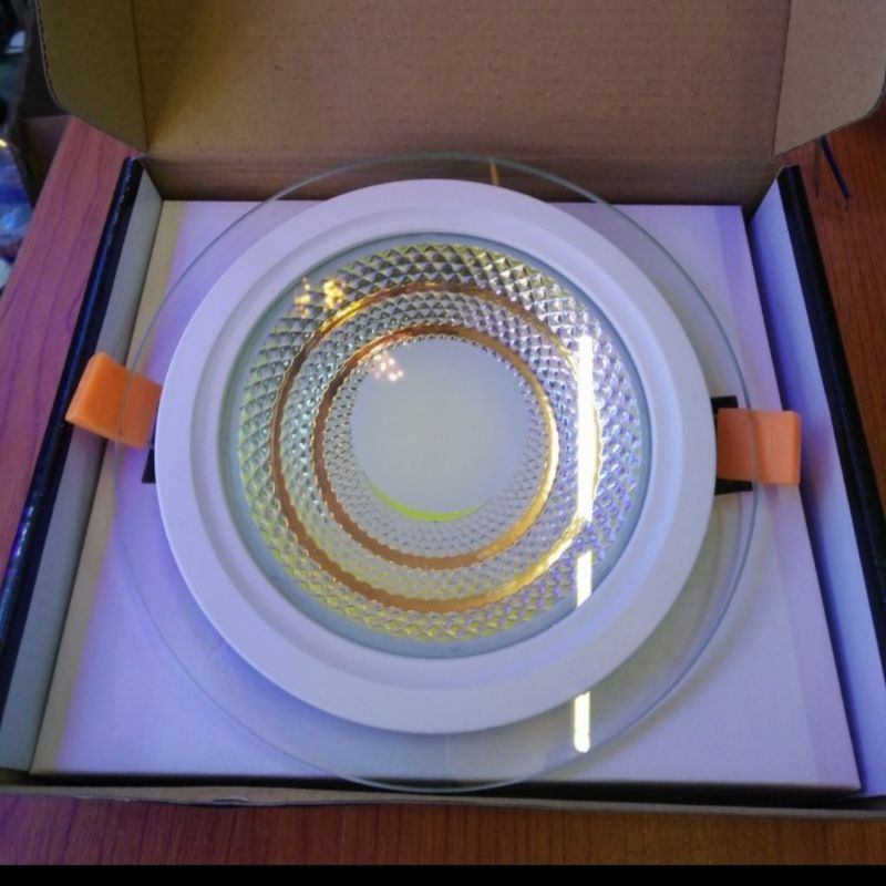 Jual Lampu Panel Led Inbow List Kaca Bulat COB 10w 10 watt | Shopee ...