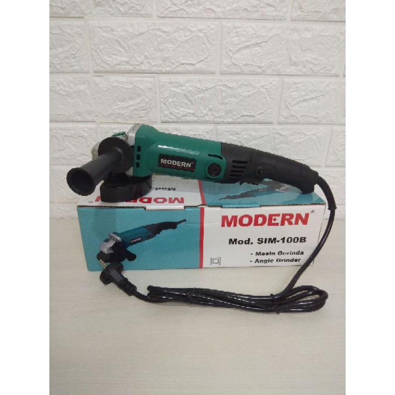 Jual Mesin gerinda tangan 4 inch MODERN Mod. SIM-100B angle grinder ...