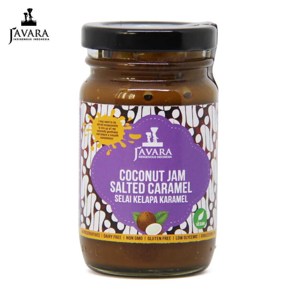 Jual Javara - Coconut Jam Salted Caramel - Selai Kelapa Karamel 135g ...