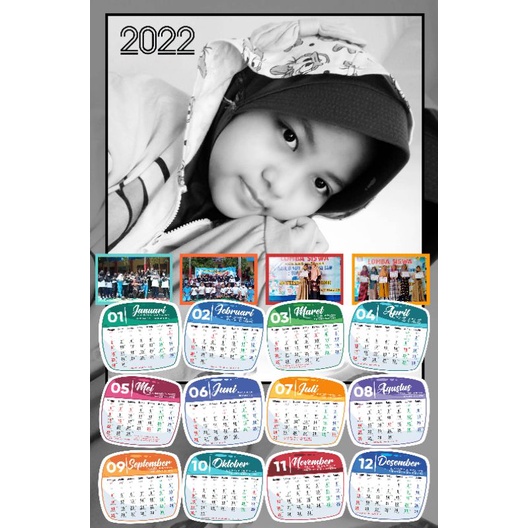 Jual KALENDER DINDING / KALENDER CUSTOM FOTO / KALENDER FOTO SENDIRI ...