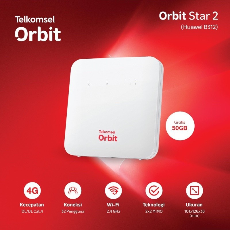 Jual MODEM ORBIT STAR 2 - HUAWEI B312 | Shopee Indonesia