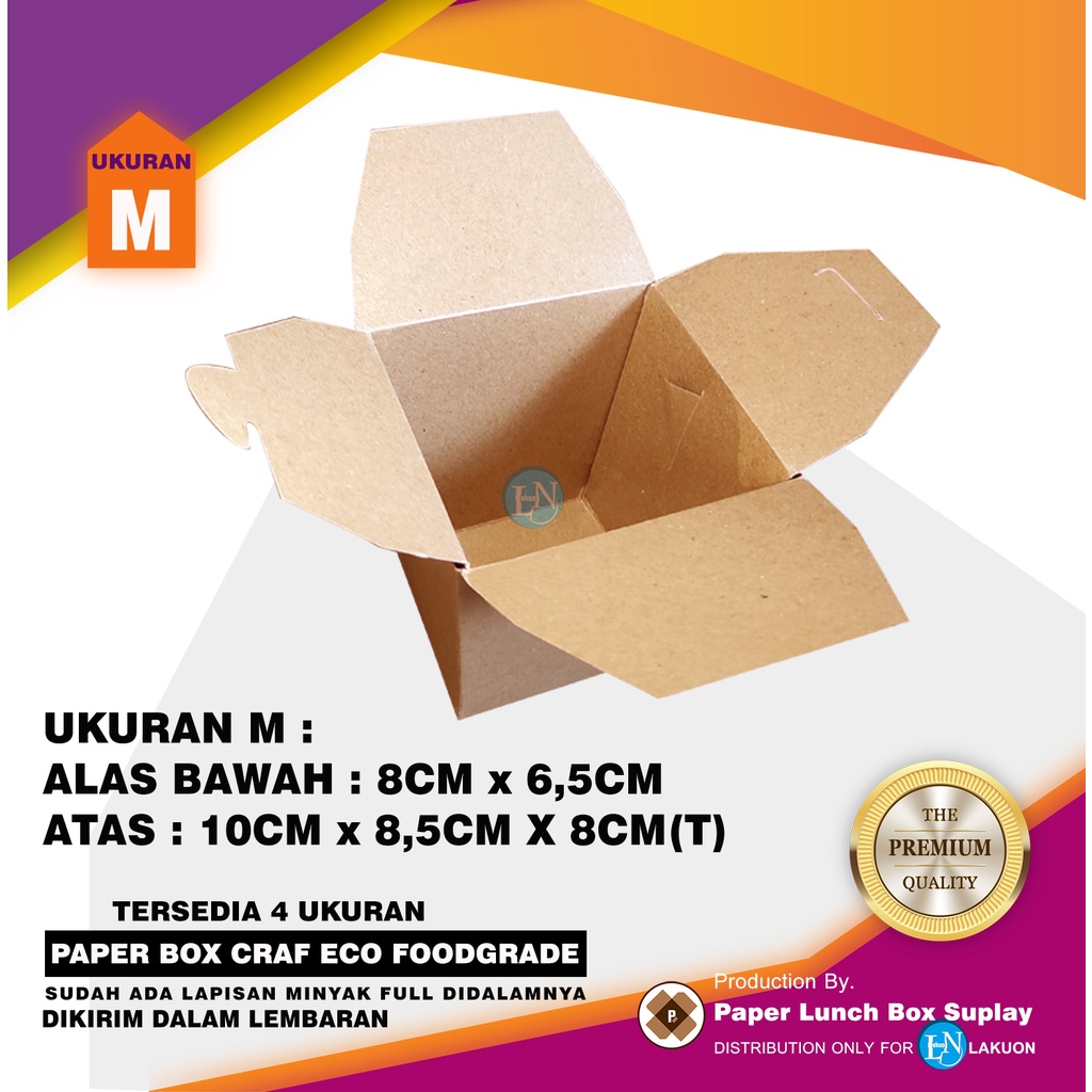 Jual RICE BOX FOOD PAIL BOX FOODPAIL KEMASAN FOOD PAIL CRAFT ECO ...