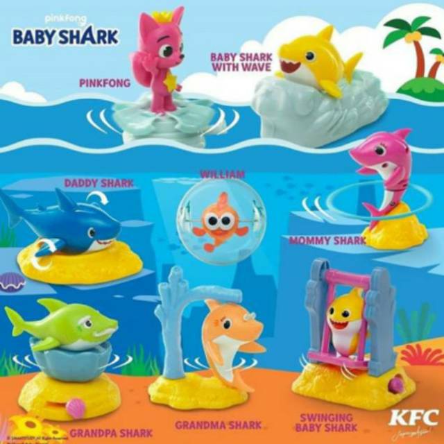 Jual Mainan Baby Shark Pinkfong by Chaki Kids Meals KFC | Shopee Indonesia