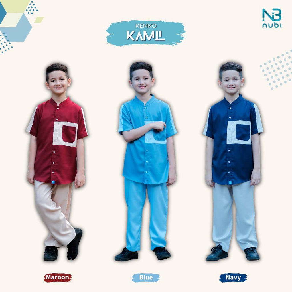 Jual Kemko Anak & Dewasa Murah by Nubintang Kamil (Biru, Navy, Maroon ...