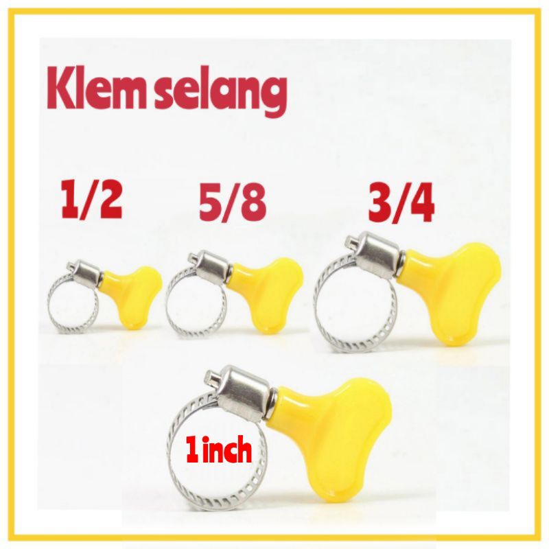 Jual Klem Selang Terlengkap & Harga Terbaru Mei 2026 | Shopee Indonesia