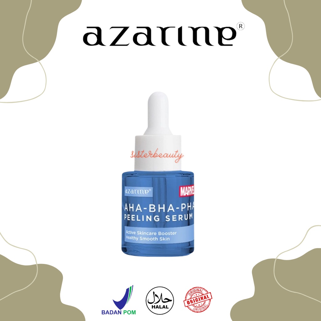 Jual SisterBeauty - Azarine x Marvel AHA-BHA-PHA Peeling Serum 20ml | Shopee Indonesia
