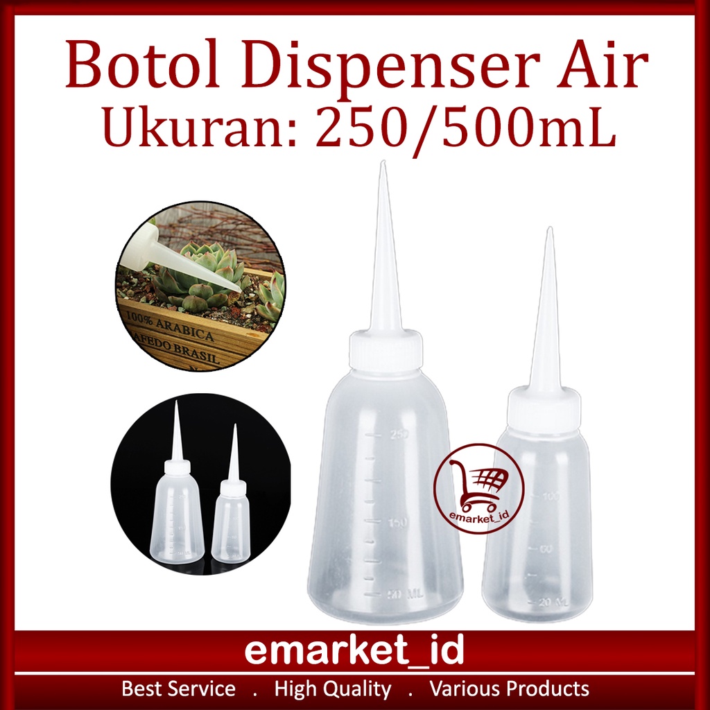 Jual Botol Dispenser Ukuran 250 500mL / Pot Ujung Tajam Industri Air ...