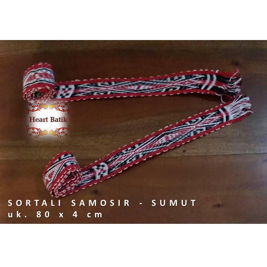 Jual Ikat Kepala Tenun Sortali warna Merah Putih | Shopee Indonesia