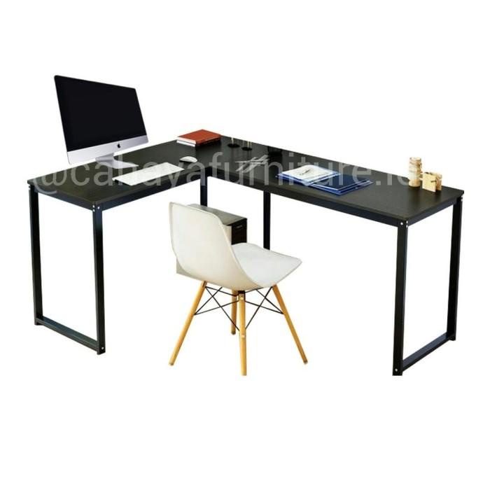 Jual Table | Meja Kantor / Meja Kerja Leter L Murah / Meja Warnet ...