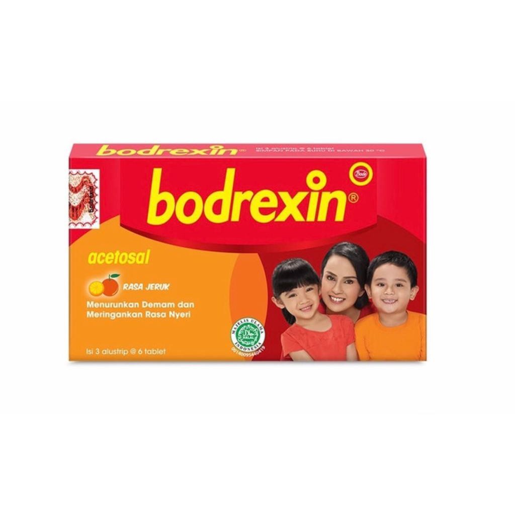 Jual Bodrexin tablet penurun panas anak (kemasan dus isi 16 tablet ...