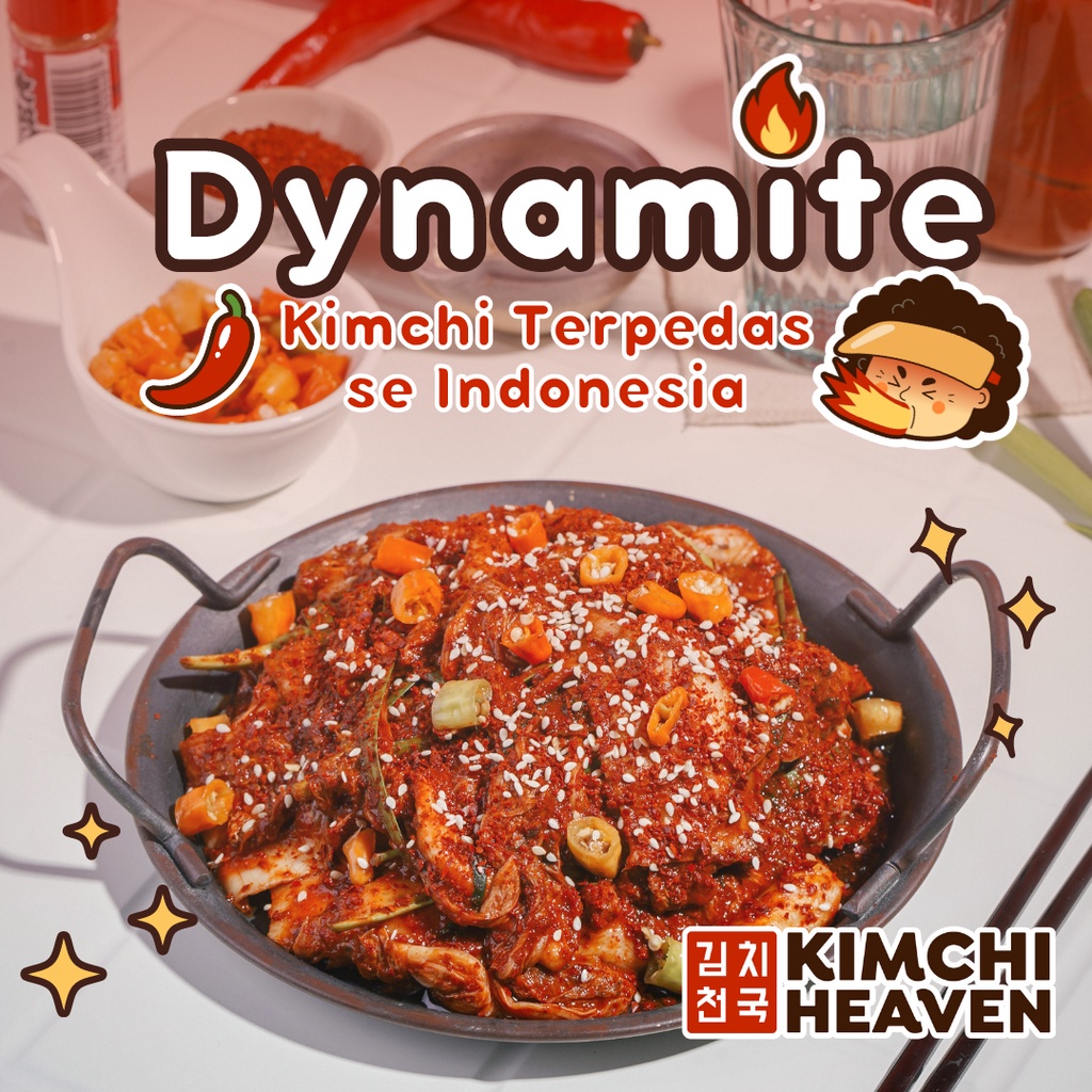 Jual Dynamite Kimchi 500g Kimchi Heaven Kimchi Terpedas / Bul Kimchi ...