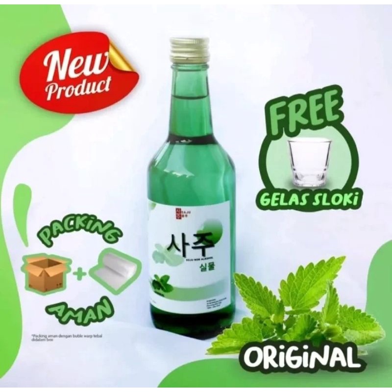 Jual SOJU NON ALKOHOL | 100% HALAL VARIAN RASA ORIGINAL MINT | FREE ...