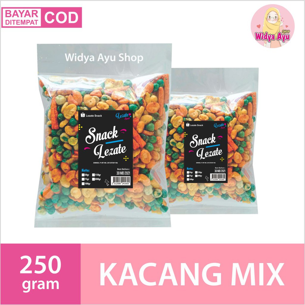Jual KACANG CAMPUR MIX 250G / KACANG CAMPUR / KACANG KORO /KACANG ...