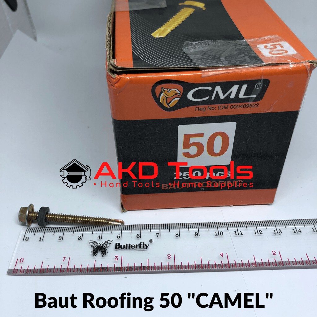 Jual (PER DUS) Baut Roofing / Skrup Sekrup Ruping / Rufing 2, 3, 4, 5 ...