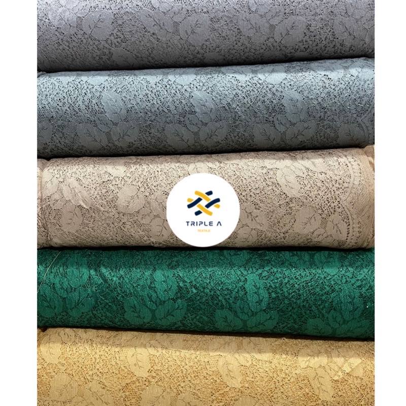 Jual KAIN BROKAT GLITTER PER 1/2 METER || BROKAT GLITTER LACE VALENTINA ...