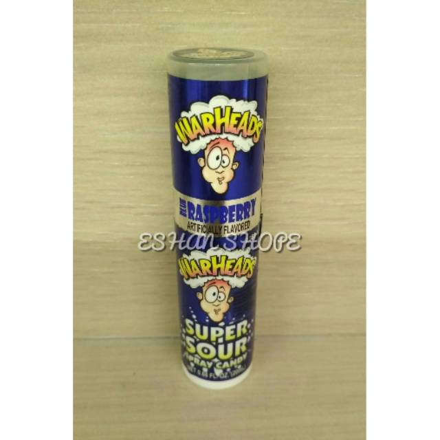 Jual Warheads Raspberry sour spray Candy /candies /permen 20 ml ...