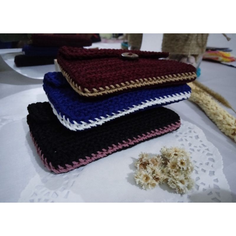 Jual Dompet Kecil Rajut - Crochet Mini Wallet | Shopee Indonesia