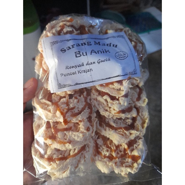 Jual CARANG MADU / SARANG MADU 1 pack isi 10 pcs Jajanan Khas Dukuhseti | Shopee Indonesia