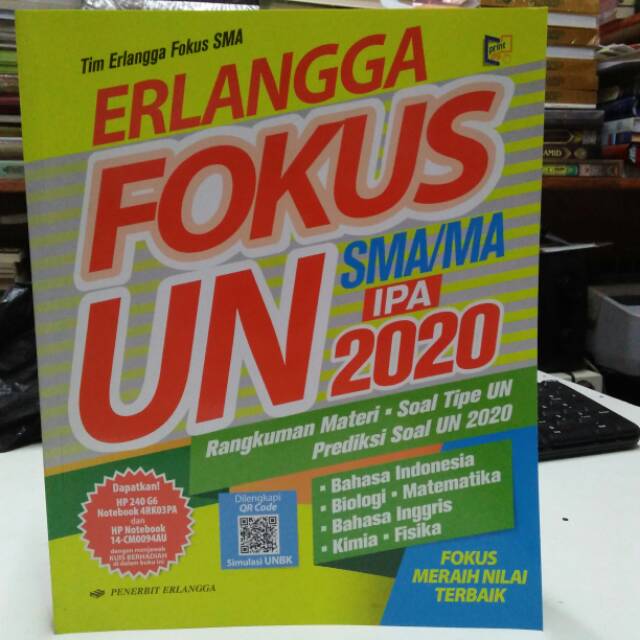 Jual BUKU ERLANGGA FOKUS UN SMA/MA IPA 2020 PENERBIT ERLANGGA | Shopee ...