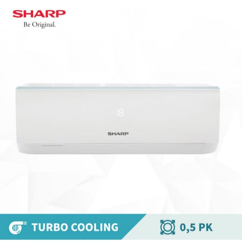 Jual HARGA MURAH AC SPLIT 1/2 PK SHARP AH-A5UCY[garansi resmi]+free pasang+instalasi | Shopee ...