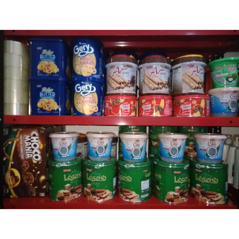 Jual ANEKA KUE KALENG Biskuit Enak Wafer | Shopee Indonesia