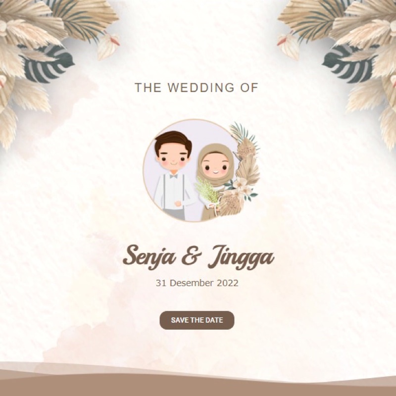 Jual Undangan Pernikahan Digital Animasi | Shopee Indonesia