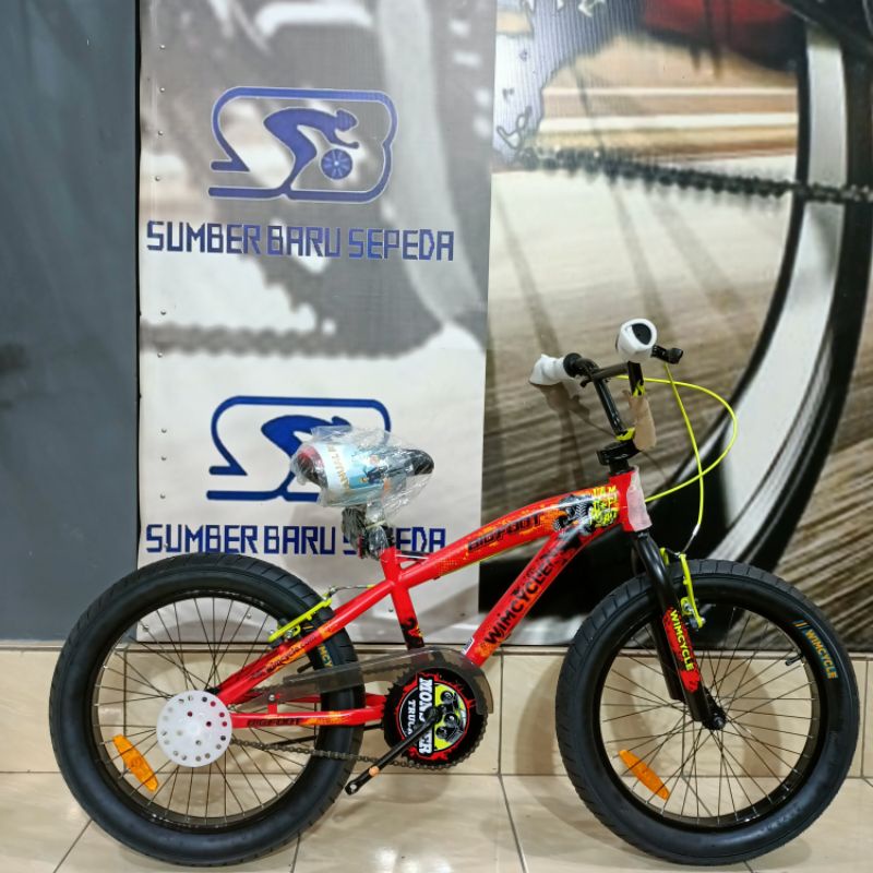 Jual Sepeda BMX Wimcycle BIGFOOT 20 Inch Ban Jumbo | Shopee Indonesia