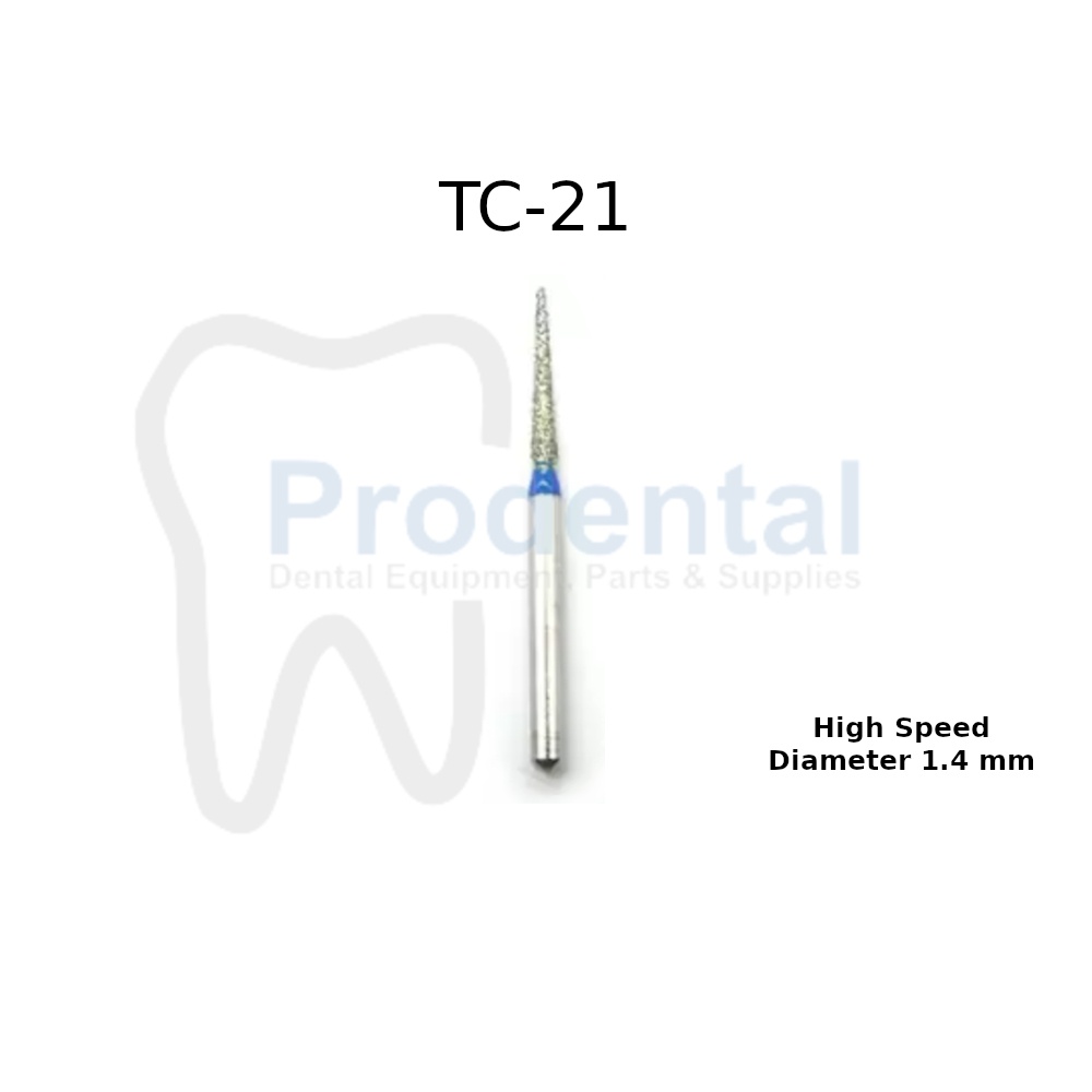 Jual Bur Gigi TC-21 Unbrand / Bur High Speed Handpiece / Bur Gigi ...