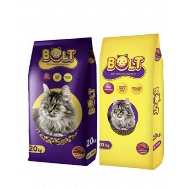 Jual cat food BOLT tuna 20 kg (makanan kucing) termurah | Shopee Indonesia