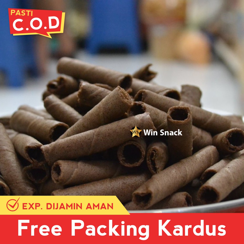 Jual snack kiloan wafer stick astor mini 250 gram | makanan ringan ...