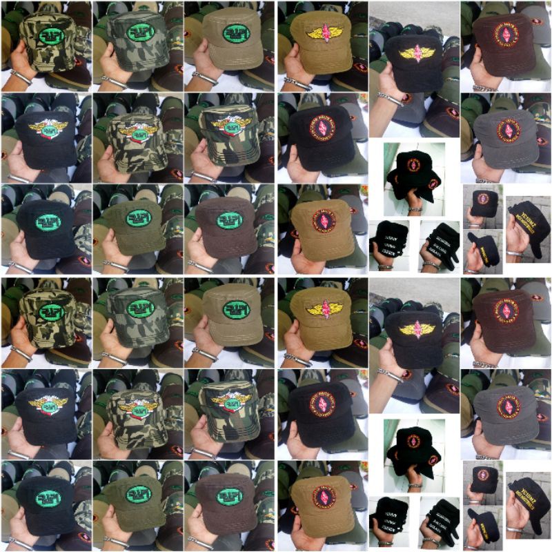 Jual TOPI KOMANDO RAPI DAN ORARI KANVAS FREE NAMA DAN CALLSIGN BORDIR ...