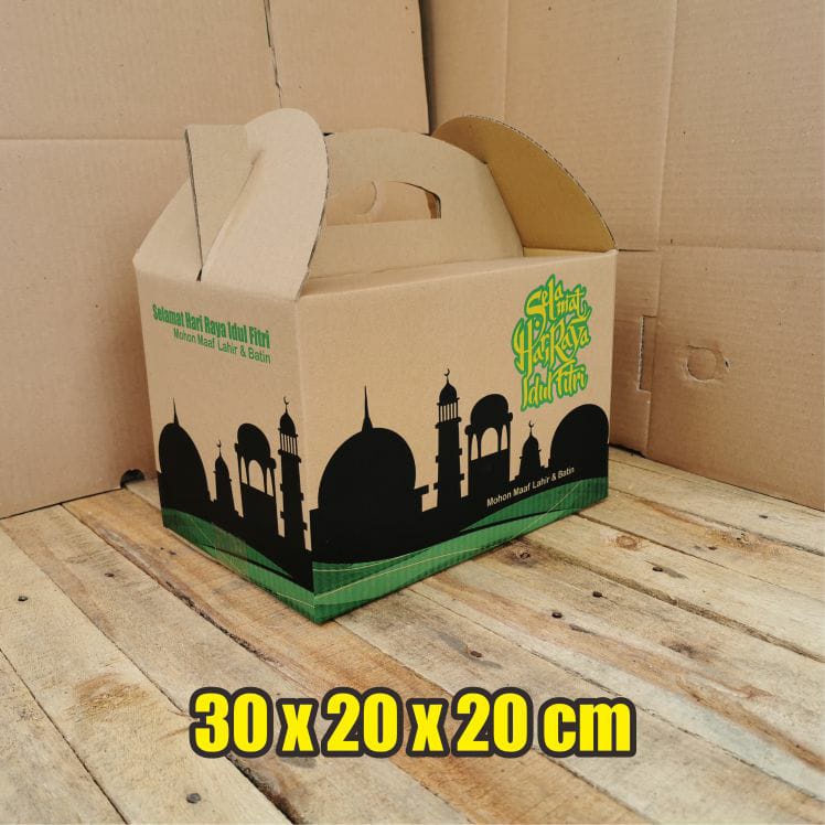 Jual JAVA STORE | KARDUS PARCEL LEBARAN JINJING (30x20x20 cm) | Shopee ...