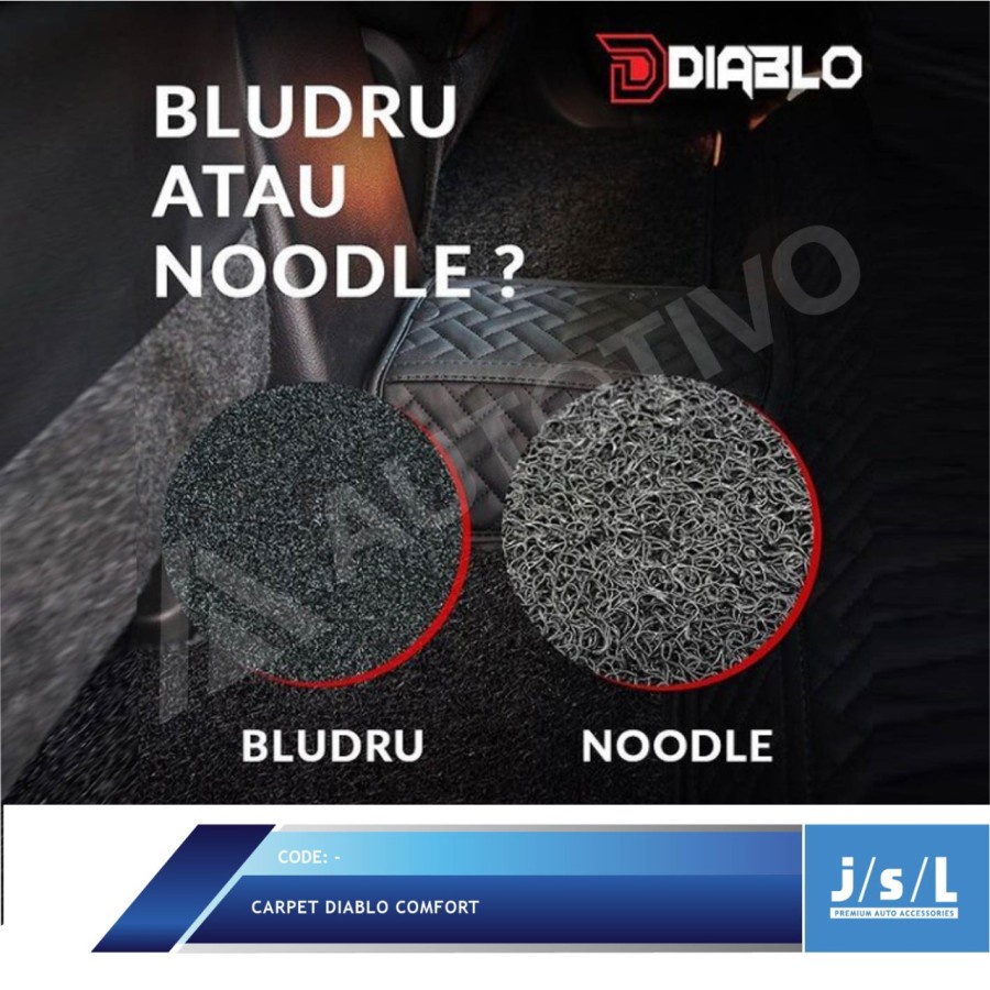 Jual Karpet Toyota Fortuner 2005-2015 JSL Diablo Karpet Diamond Black ...
