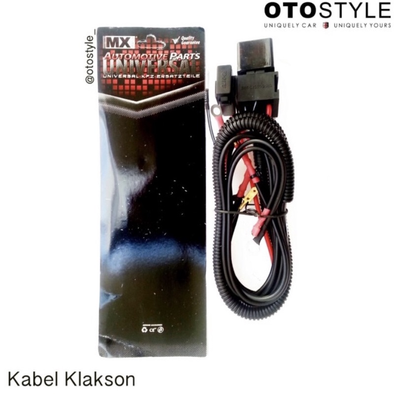Jual Kabel Set Rellay MX Untuk Pemasangan semua Klakson DC 12v / 24 V ...