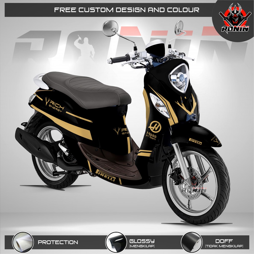 Jual Sticker Decal Full Body Fino Motif Rich Energy | Shopee Indonesia